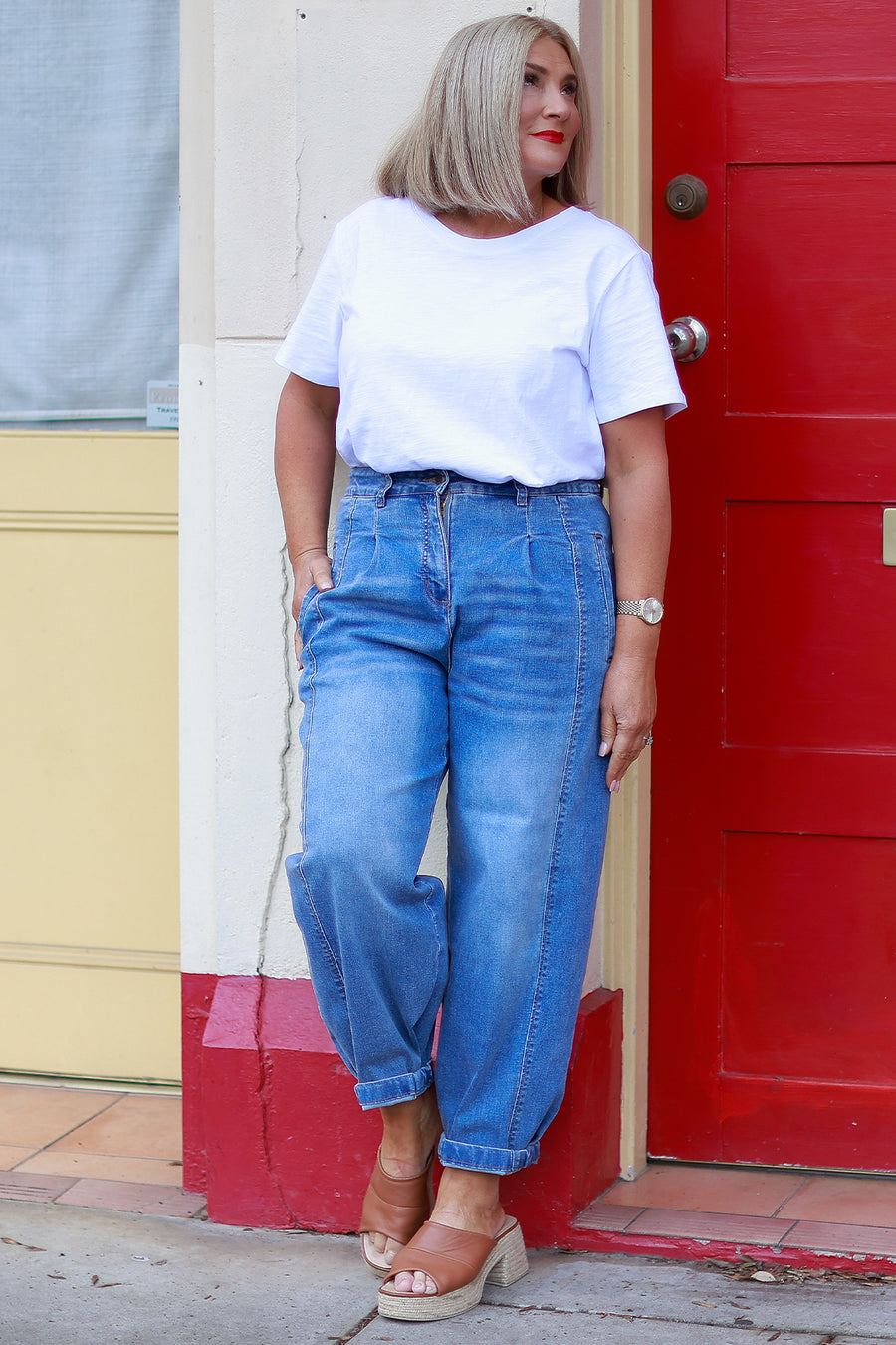 NEW Emmi Barrel Jean | LIGHT Stretch Denim – The Birch House